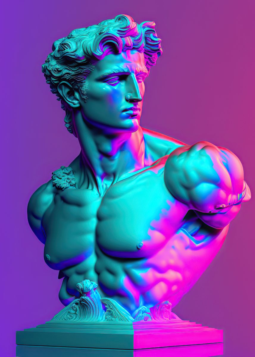 'Statue Of David ' Poster, picture, metal print, paint by Coral ...