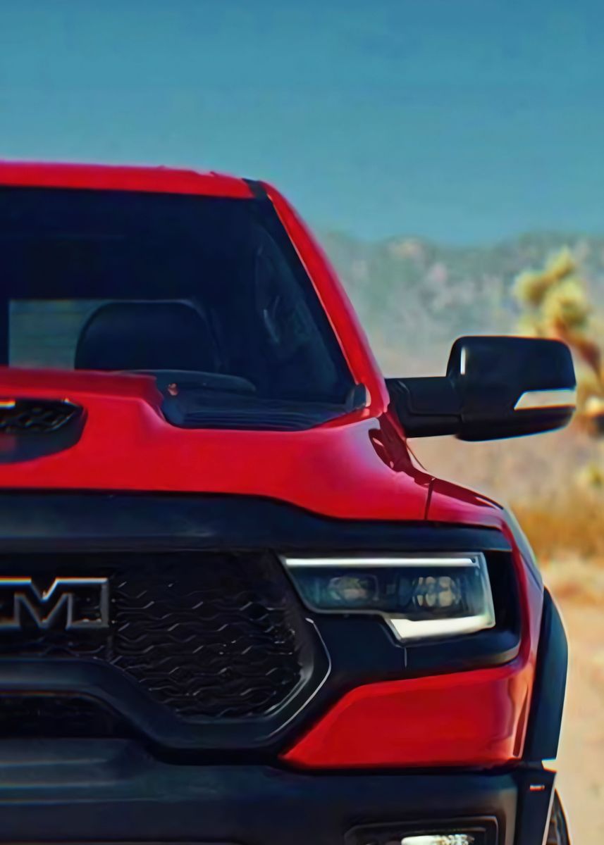 'Ram TRX' Poster, picture, metal print, paint by vibes design | Displate