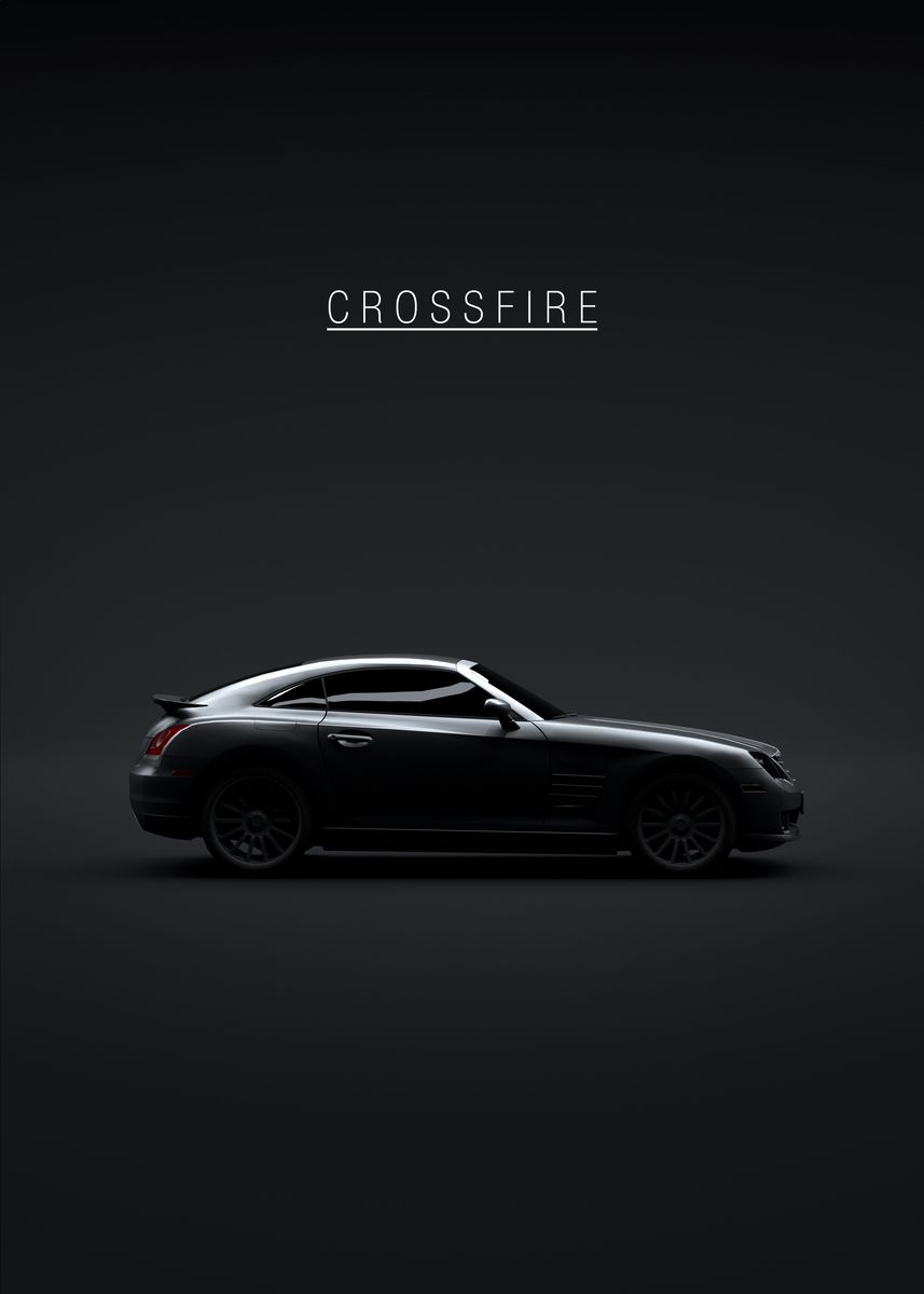 '2004 Chrysler Crossfire SR' Poster, picture, metal print, paint by 21 ...