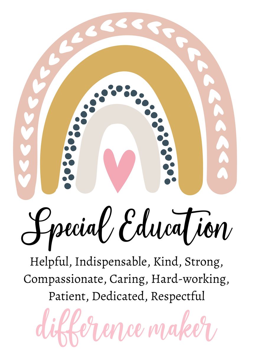 'Special Education Gift' Poster, picture, metal print, paint by Renatas ...