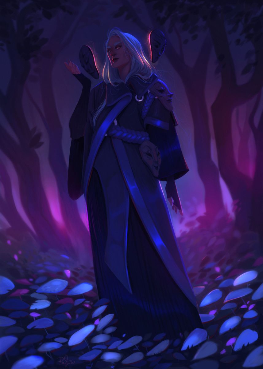 'Deceiver' Poster, picture, metal print, paint by Patrycja Wójcik ...