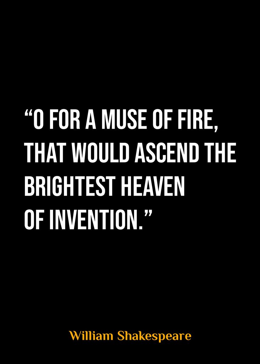 'William Shakespeare Quote ' Poster, picture, metal print, paint by ...