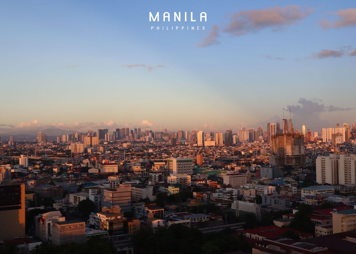'Manila ' Poster by Famous City | Displate