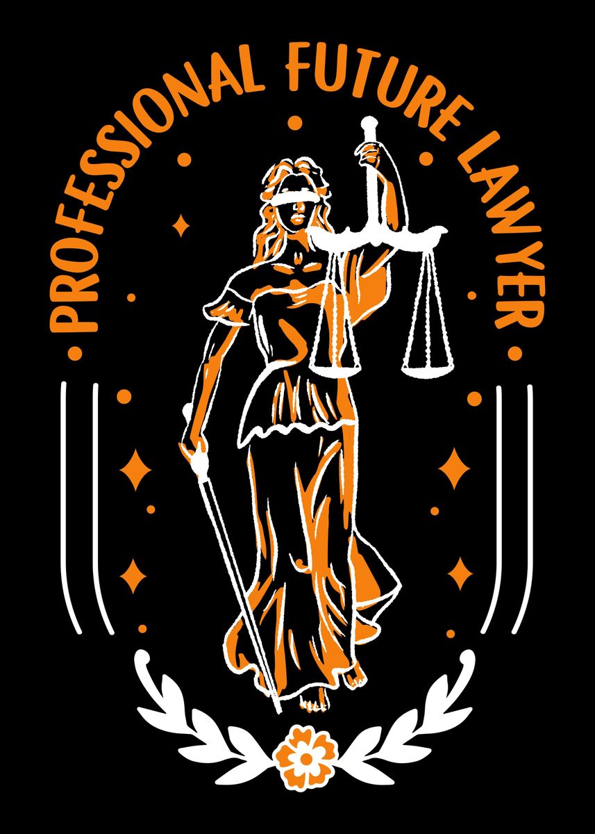 'Lawyer Future Lawyers' Poster, picture, metal print, paint by ...