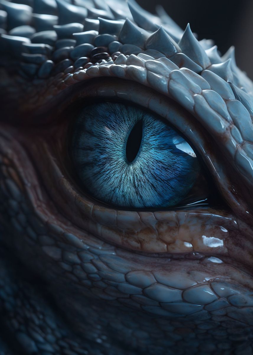 'DragonEye No2' Poster, picture, metal print, paint by dostiphotography ...