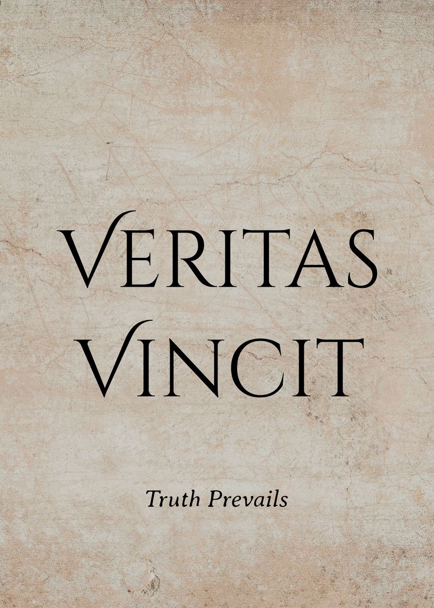 'Latin Quote ' Poster, picture, metal print, paint by Jovana | Displate