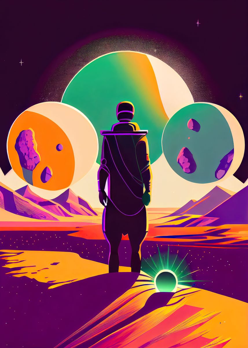 'Alien Expedition 1' Poster, picture, metal print, paint by Havard ...