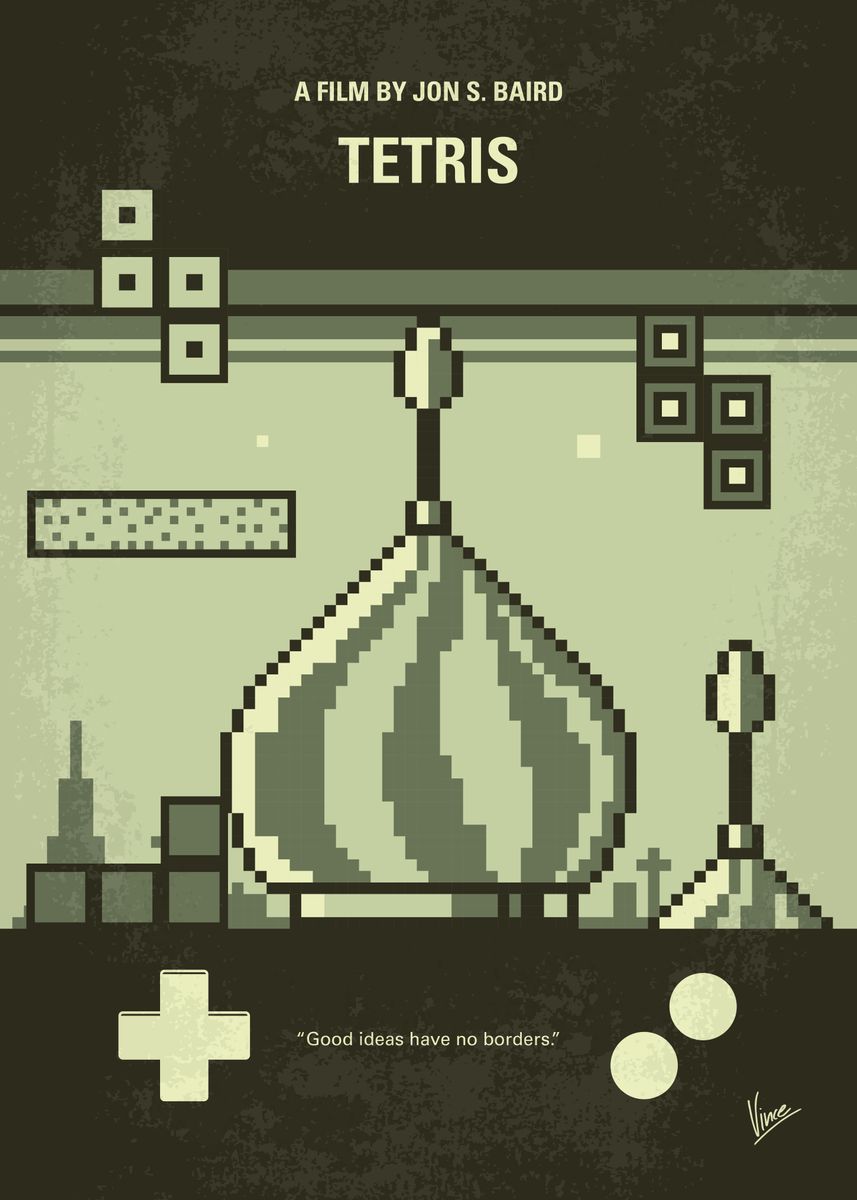 'No1385 My Tetris ' Poster, picture, metal print, paint by Chungkong ...