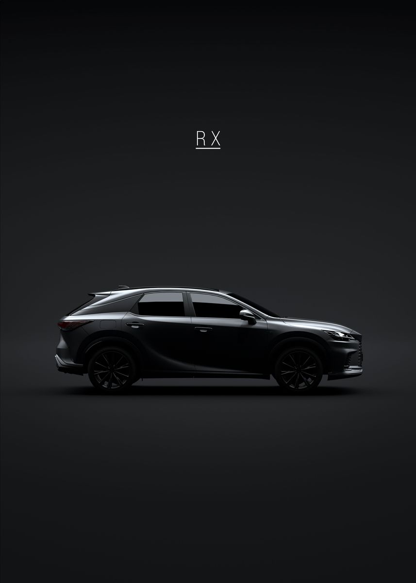 '2023 Lexus RX' Poster, picture, metal print, paint by 21 MXM | Displate