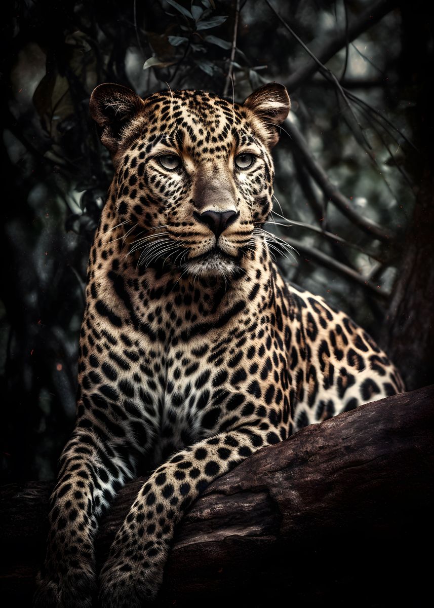 'King of the jungle 1' Poster, picture, metal print, paint by Unique ...