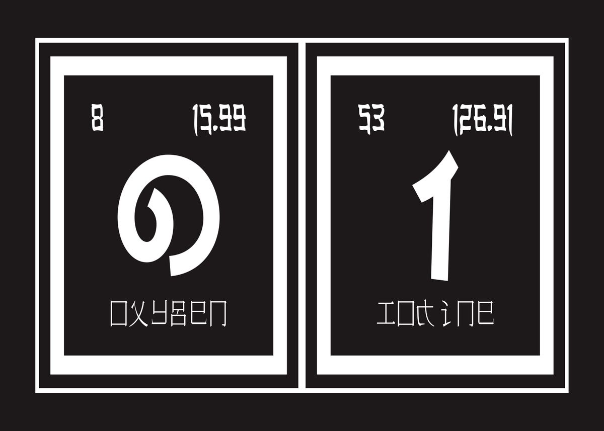 'Oi Periodic Table' Poster by Maozva | Displate