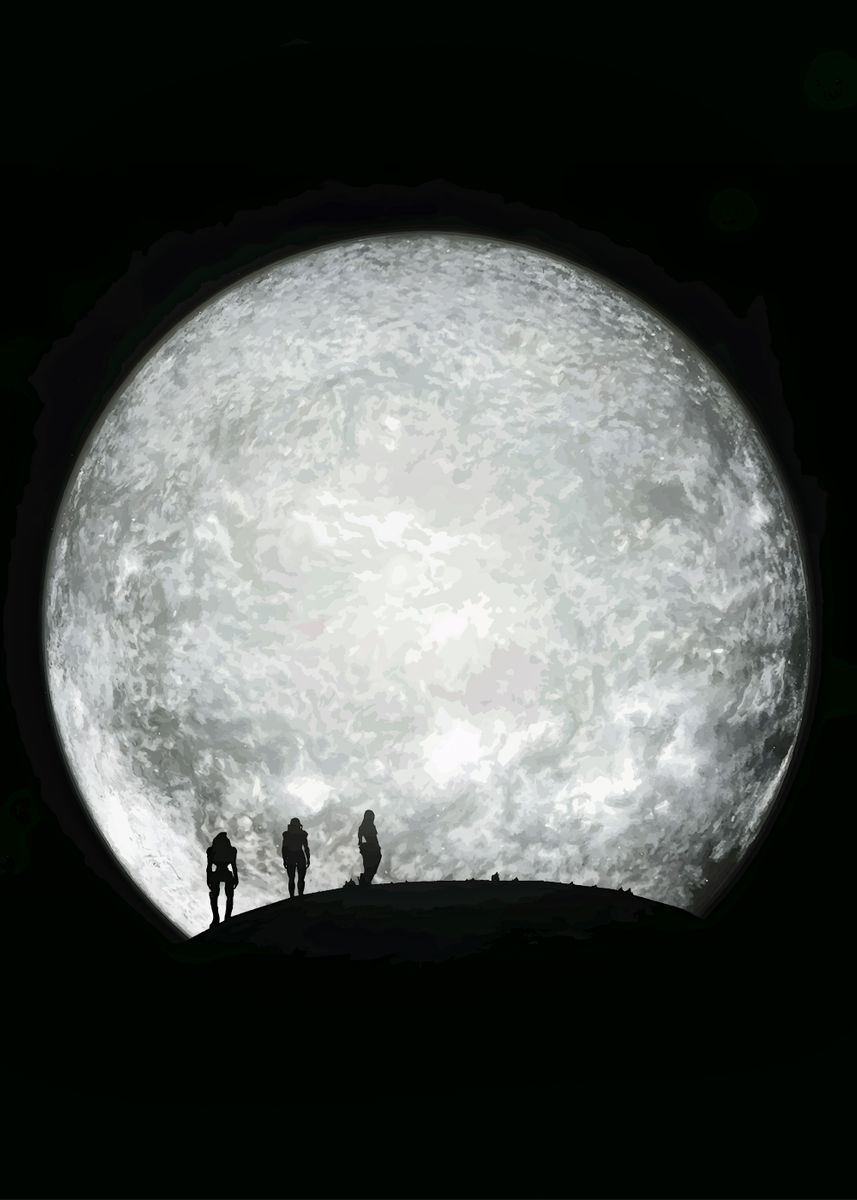 'Mass Andromeda' Poster, picture, metal print, paint by Stu Pidroid ...