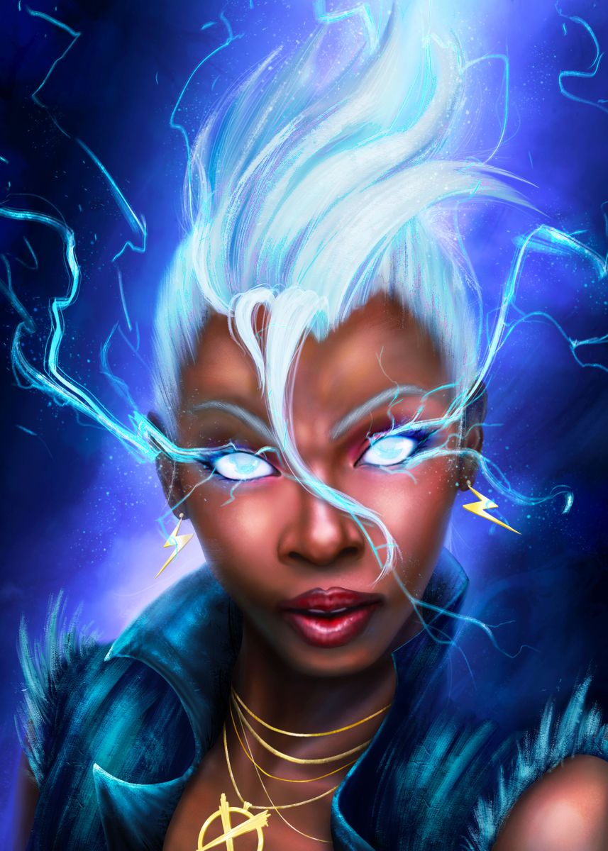 'Rolling Thunder' Poster, picture, metal print, paint by Rene Trujillo ...