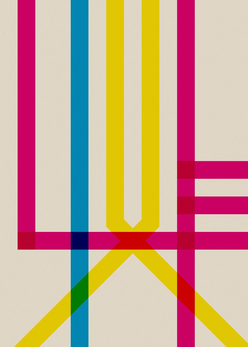 'live lines' Poster, picture, metal print, paint by Rafael Martínez ...