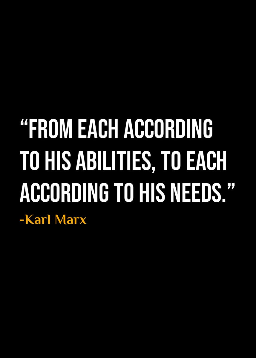 'Karl Marx Quote ' Poster, picture, metal print, paint by DIMS | Displate