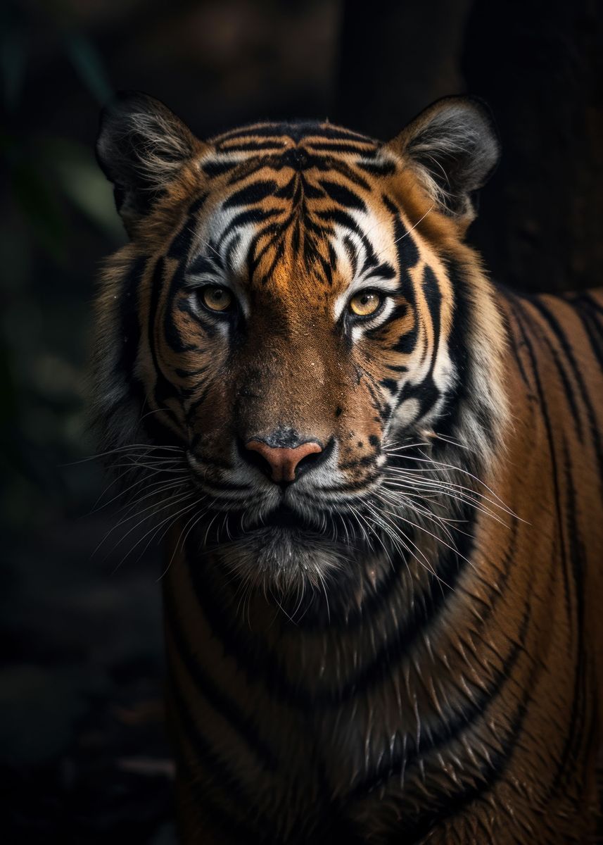'Tiger Wildlife Photography' Poster, picture, metal print, paint by ...