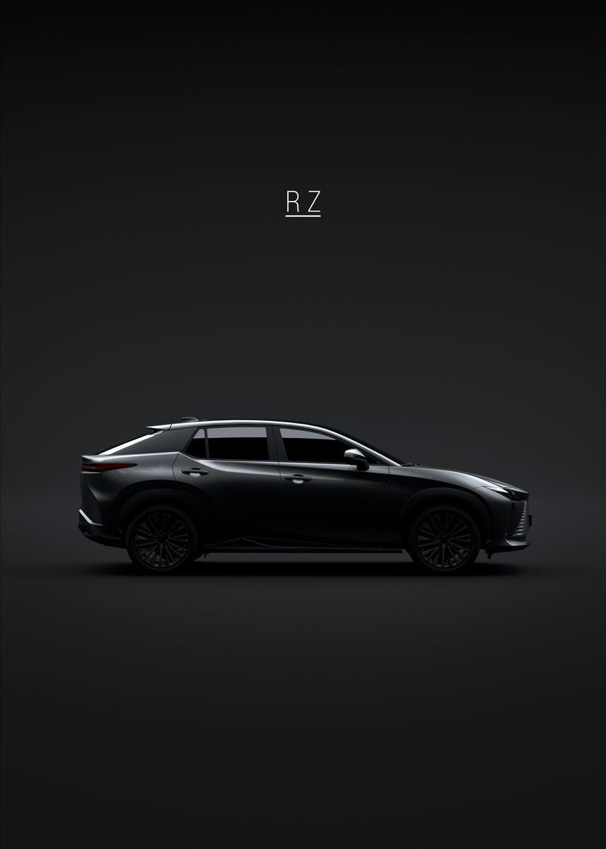 '2023 Lexus RZ' Poster, picture, metal print, paint by 21 MXM | Displate
