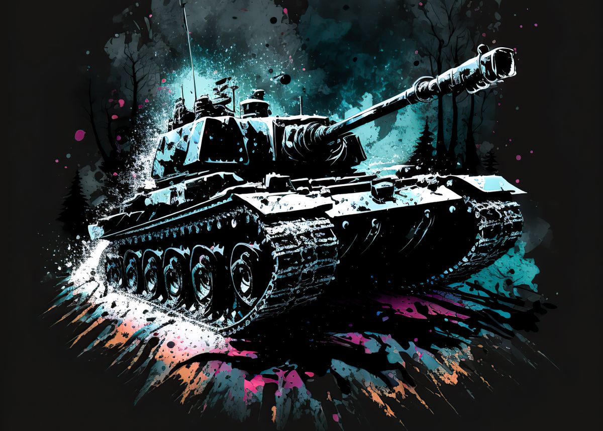 'Tanks' Poster by Ana Calvert | Displate