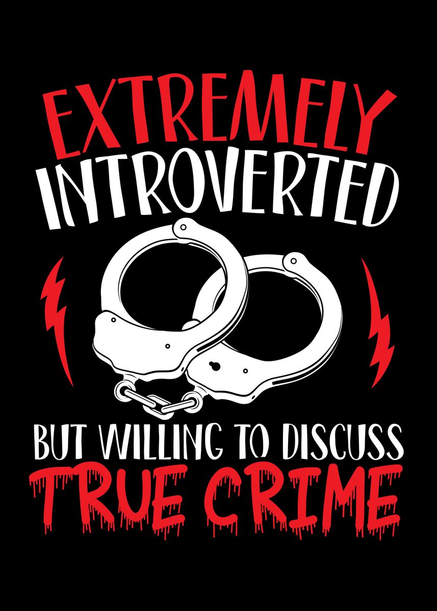 'True Crime Podcast Mystery' Poster, picture, metal print, paint by NAO ...