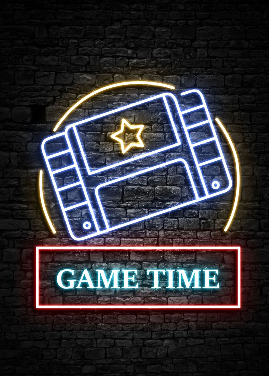 'Game Time' Poster by Azlan Xavier | Displate