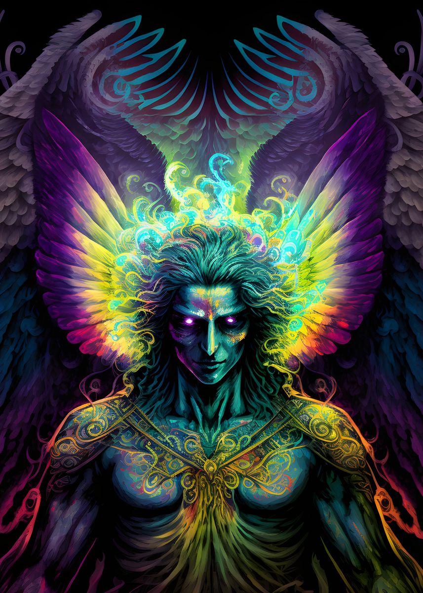 'Luminous Angel' Poster, picture, metal print, paint by Tim Skolyak ...