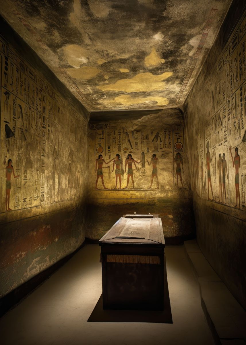 'Tomb of Ramesses VI' Poster, picture, metal print, paint by Morphic ...