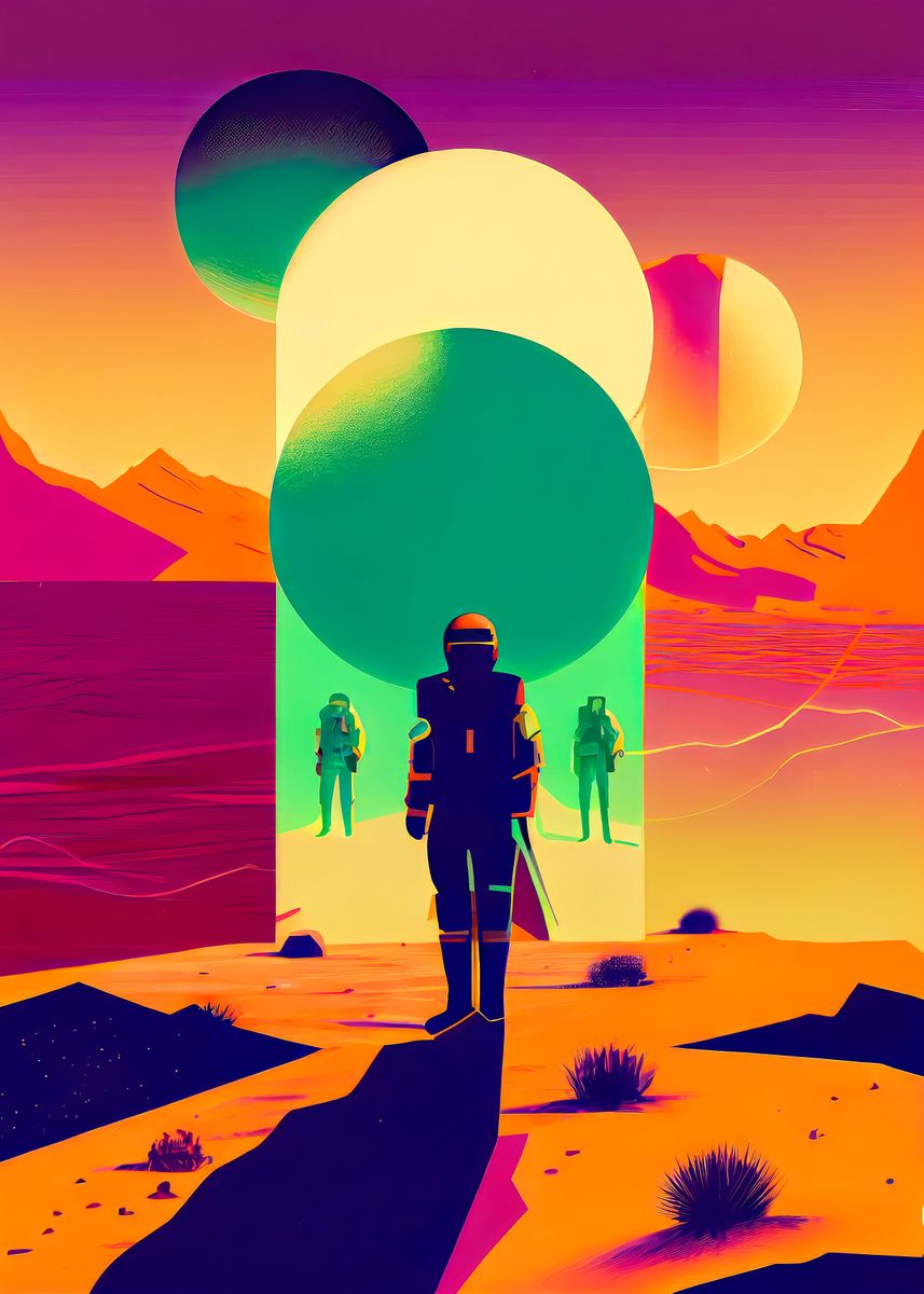 'Alien Expedition 2' Poster, picture, metal print, paint by Havard ...