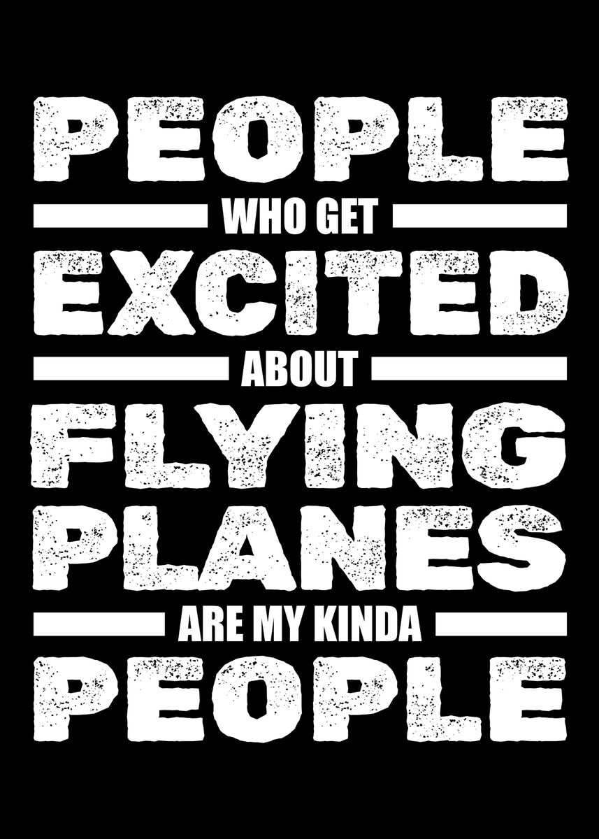 'Airplane Pilot Aviator' Poster by BobbyBubble | Displate