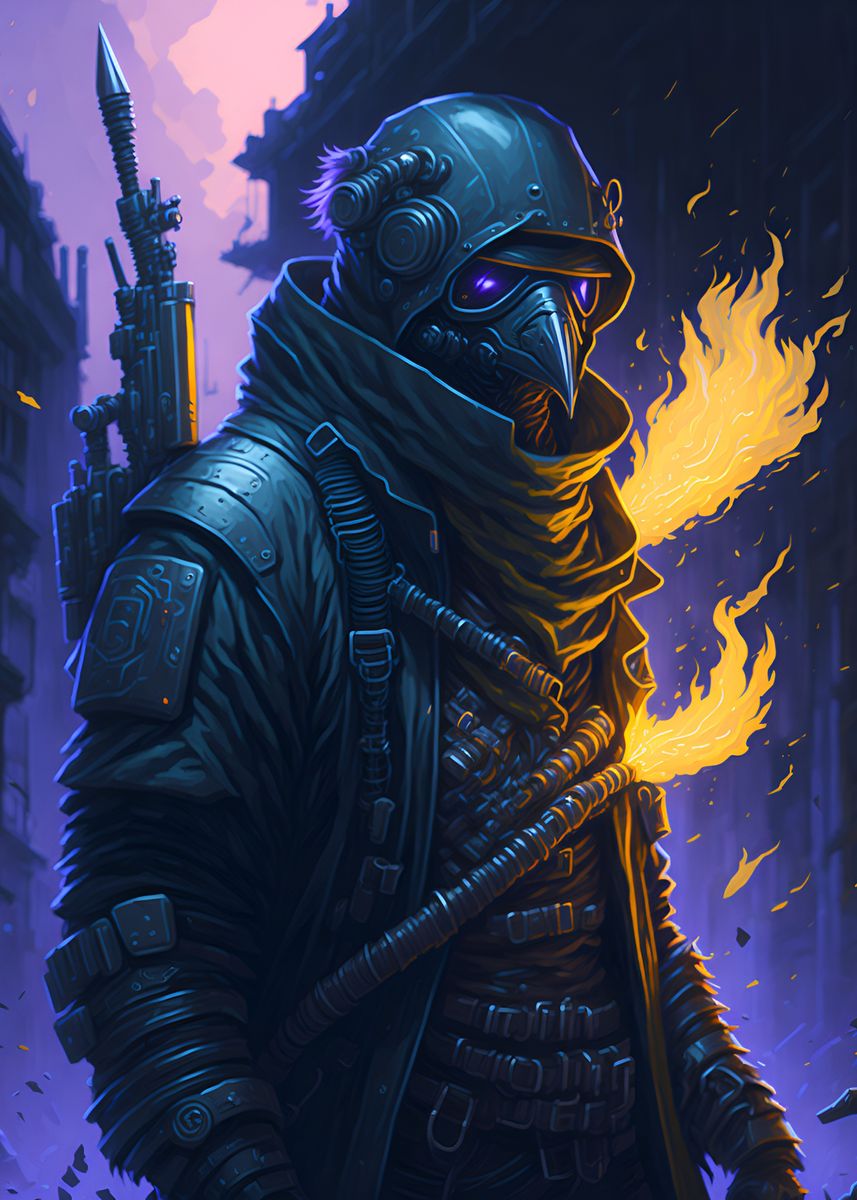 'Arctic Anarchist Penguin' Poster, picture, metal print, paint by ...