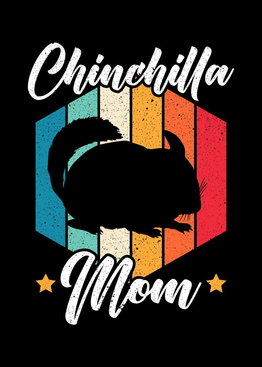 'Chinchilla Mom' Poster by NAO | Displate
