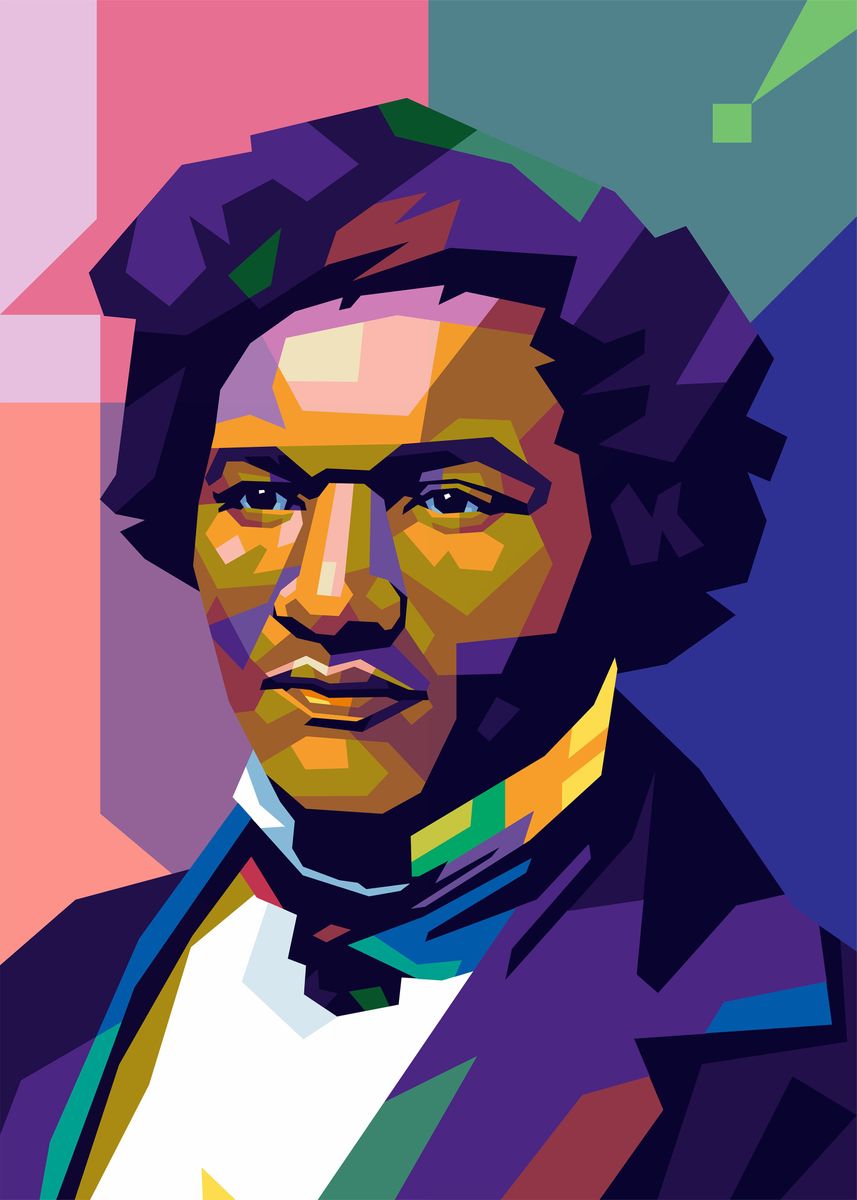 'Frederick Douglass' Poster by Erick Sato | Displate