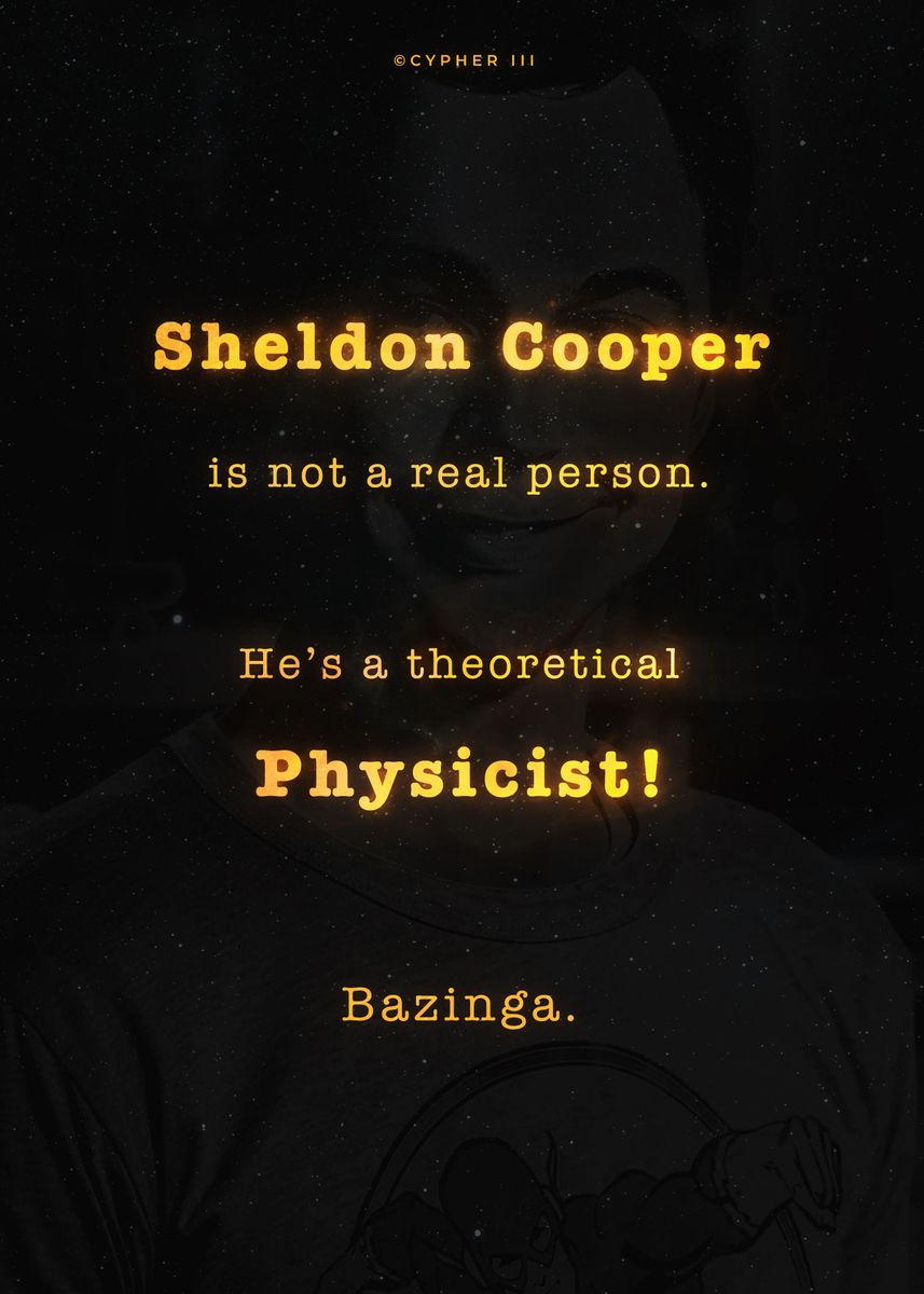 'Theoretical physicist' Poster, picture, metal print, paint by cypher ...