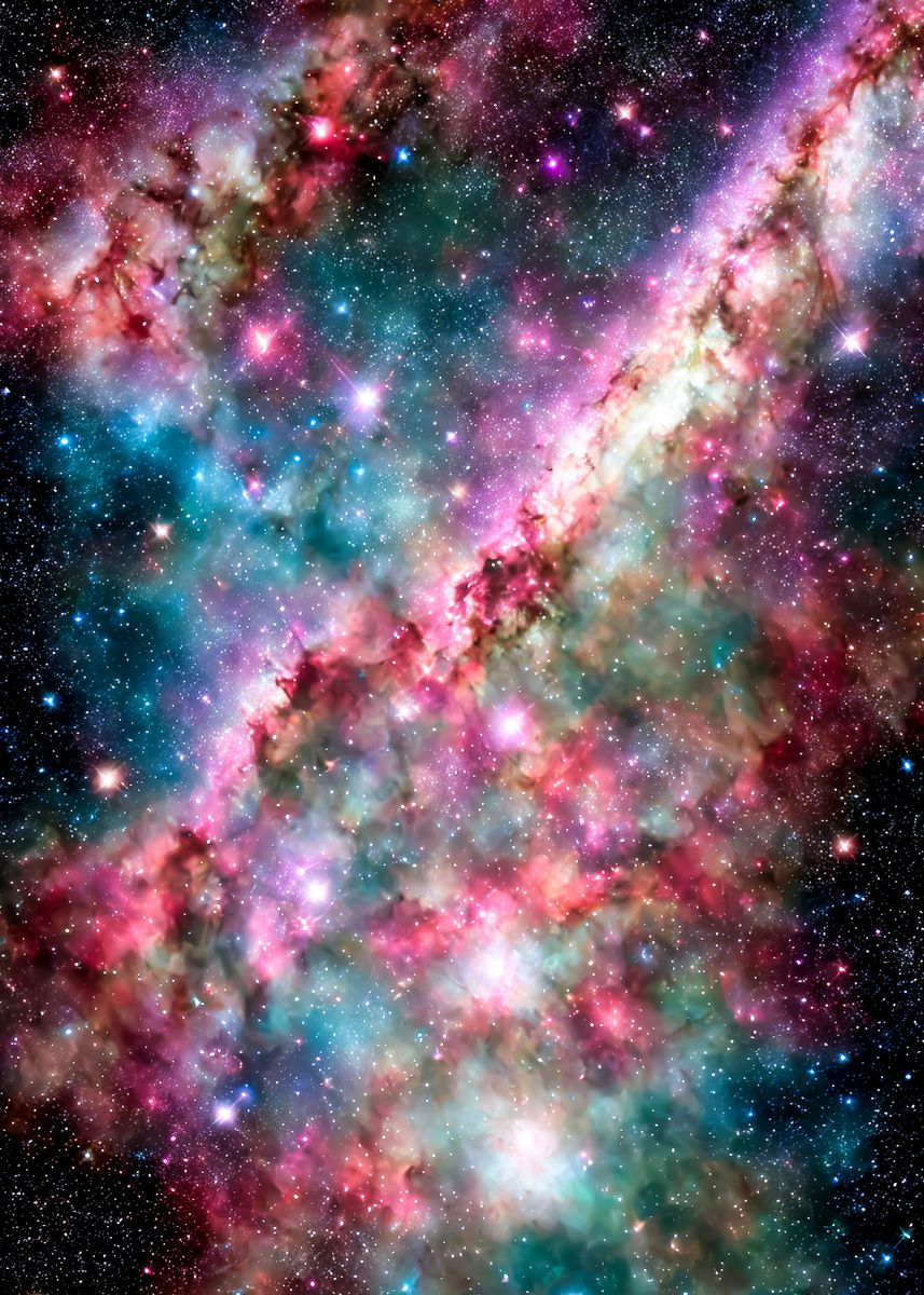 'Cosmic Strip' Poster, picture, metal print, paint by James Garcia ...