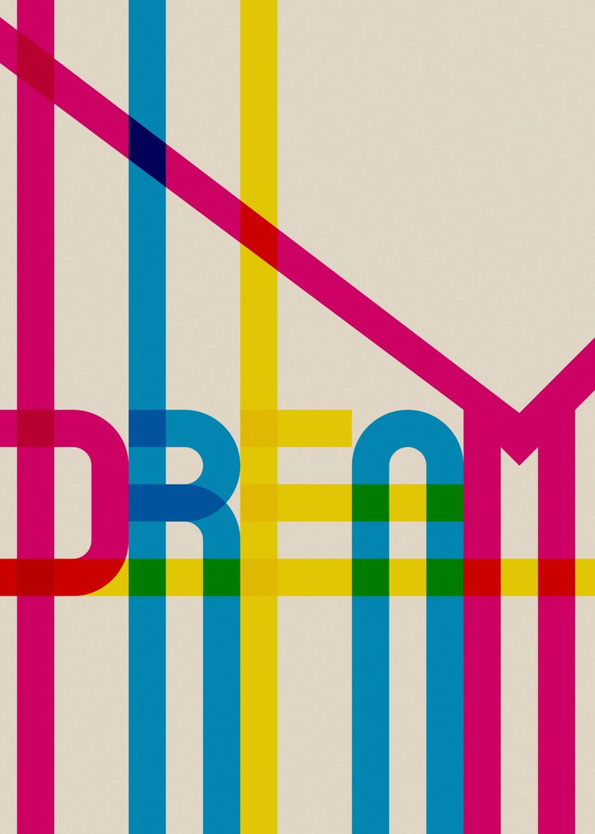 'dream lines' Poster, picture, metal print, paint by Rafael Martínez ...