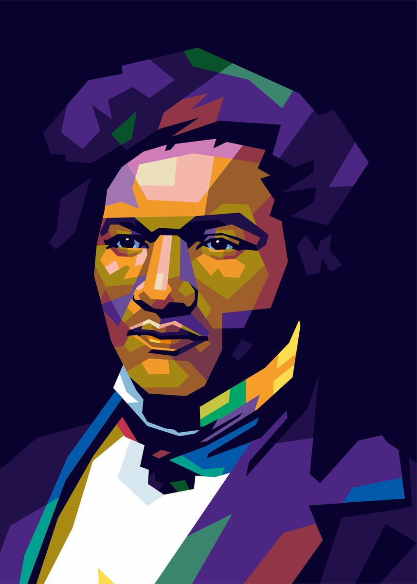 'Frederick Douglass' Poster, picture, metal print, paint by Erick Sato ...