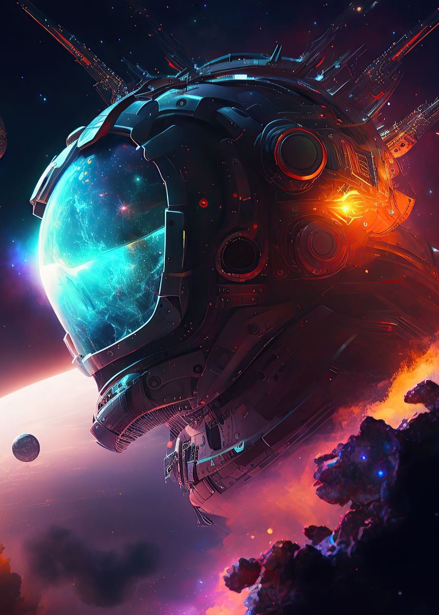 'Space Imagination' Poster, picture, metal print, paint by Guillaume ...