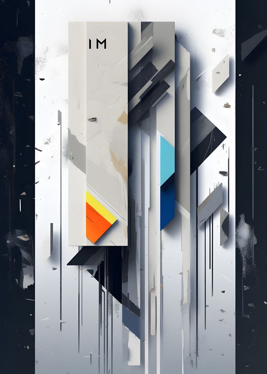 'Minimalist Geometry Art' Poster, picture, metal print, paint by Future ...