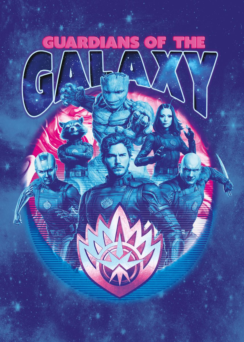 'GOTG' Poster, picture, metal print, paint by Marvel | Displate