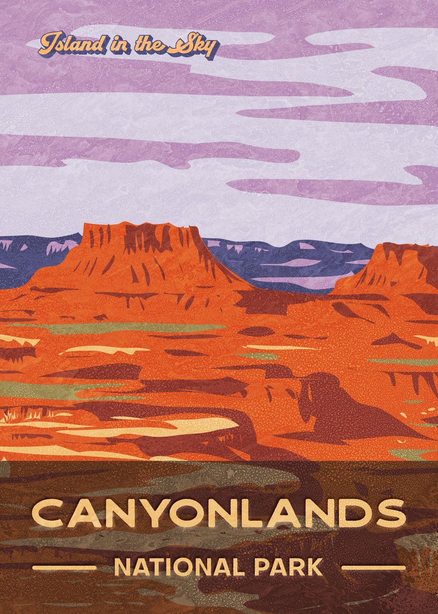 'Canyonlands National Park' Poster by Jordan Holmes | Displate