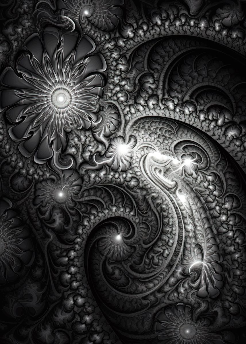 'Fractal 5' Poster by The Fire | Displate