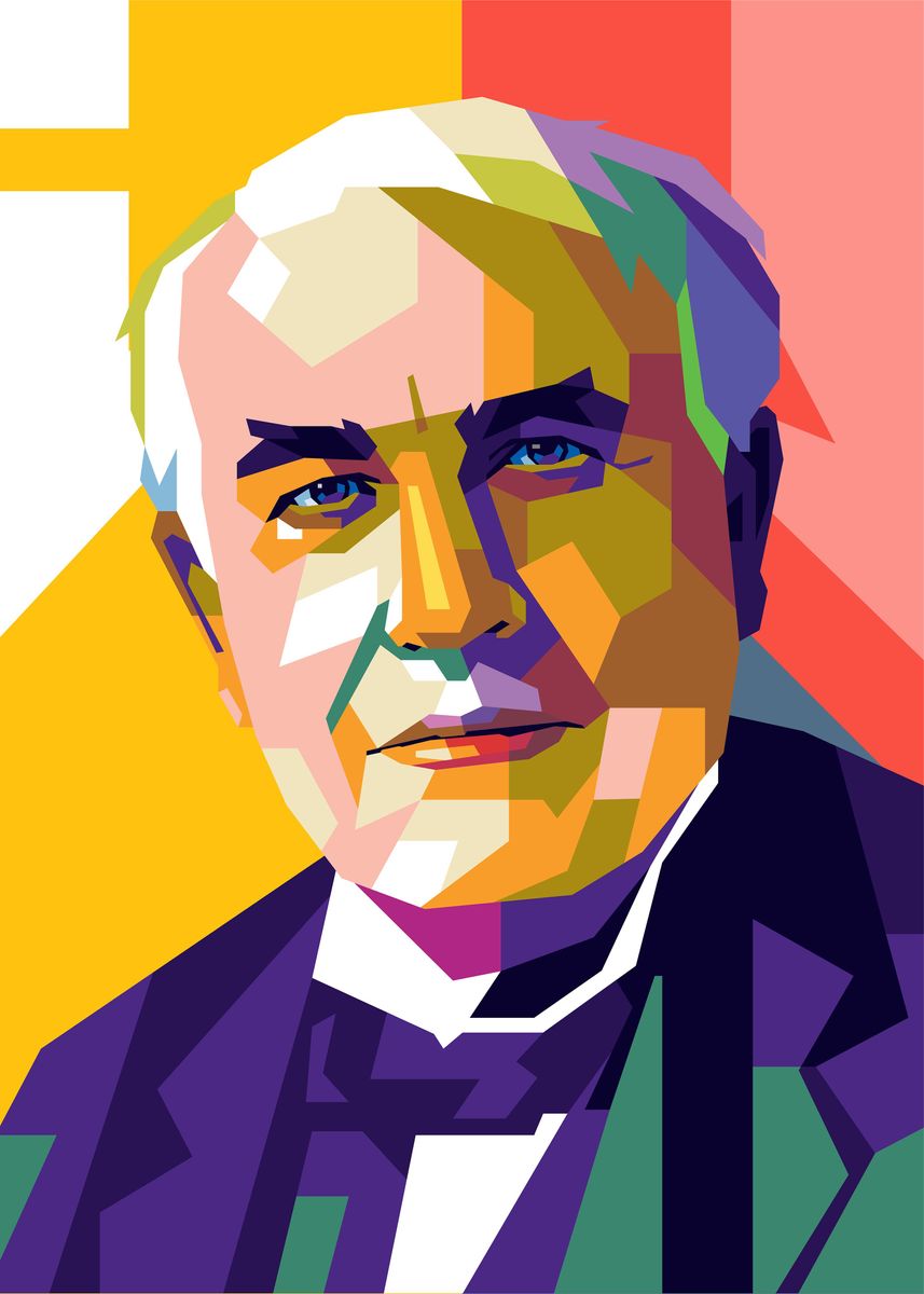 'Thomas Edison' Poster by Erick Sato | Displate