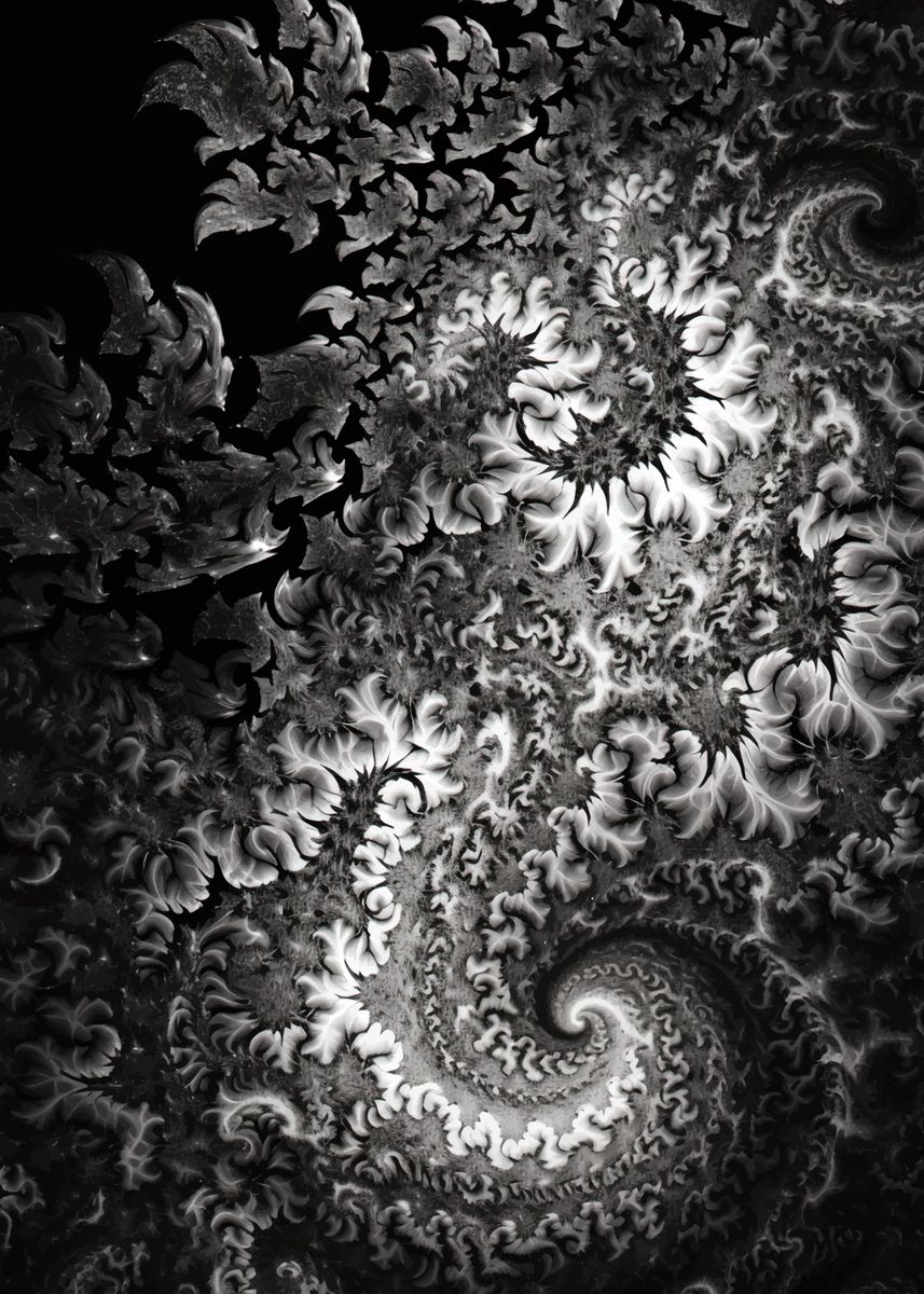 'Fractal 4' Poster by The Fire | Displate