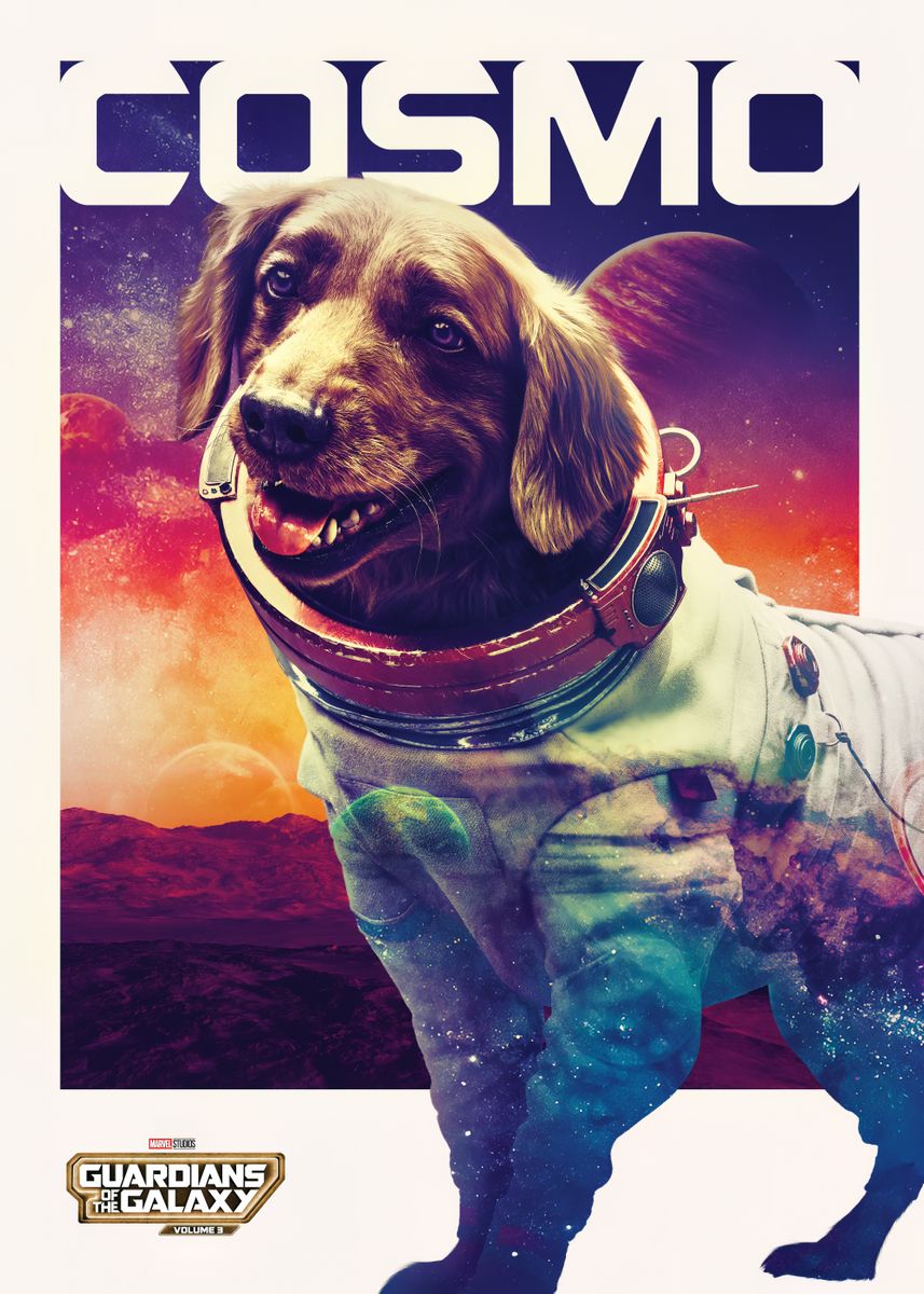 'Cosmo' Poster, picture, metal print, paint by Marvel | Displate