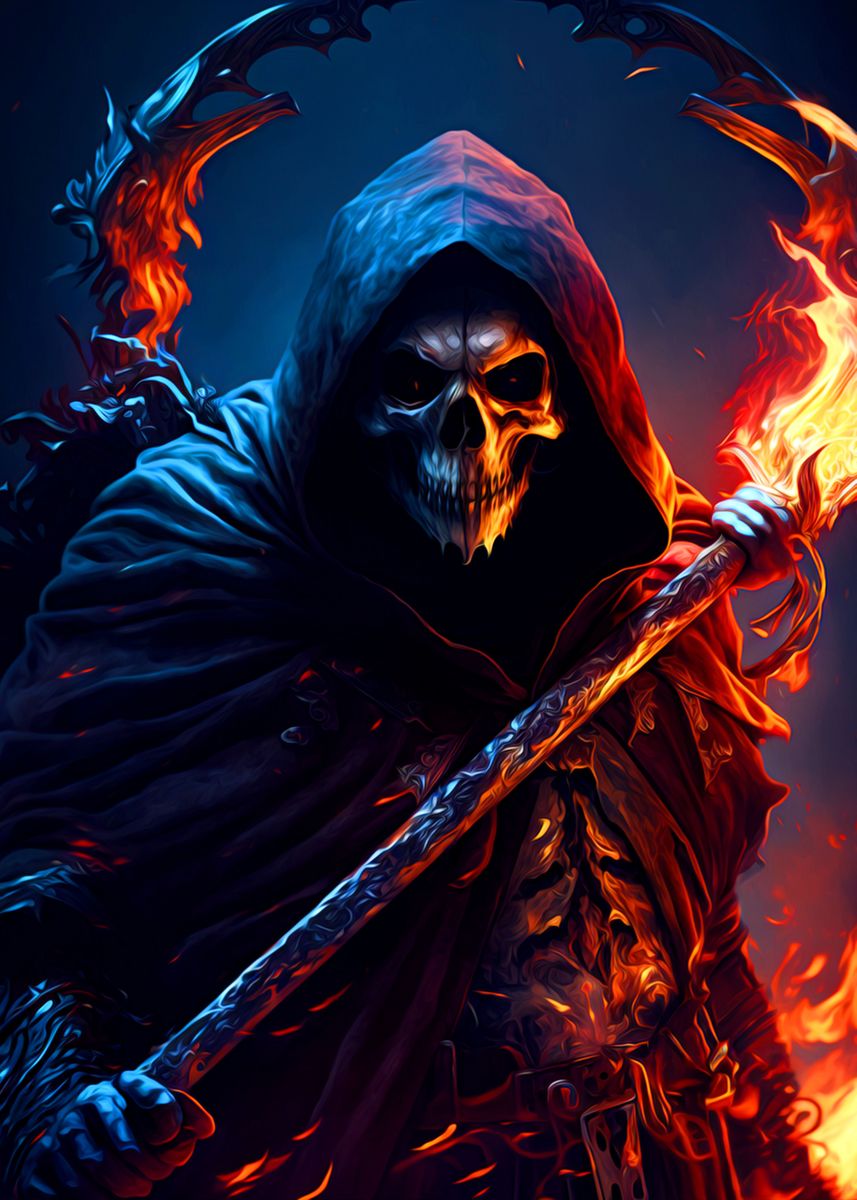 'Demon Warrior' Poster, picture, metal print, paint by nhatsk min ...