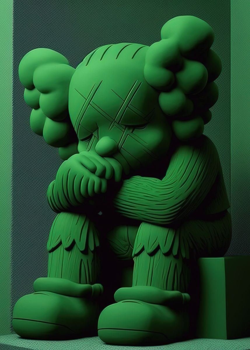'Hypebeast Kaws ' Poster, picture, metal print, paint by MatiasCurrie ...