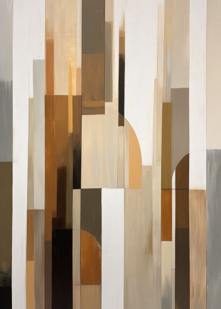 'Abstract Minimalism' Poster, picture, metal print, paint by ...