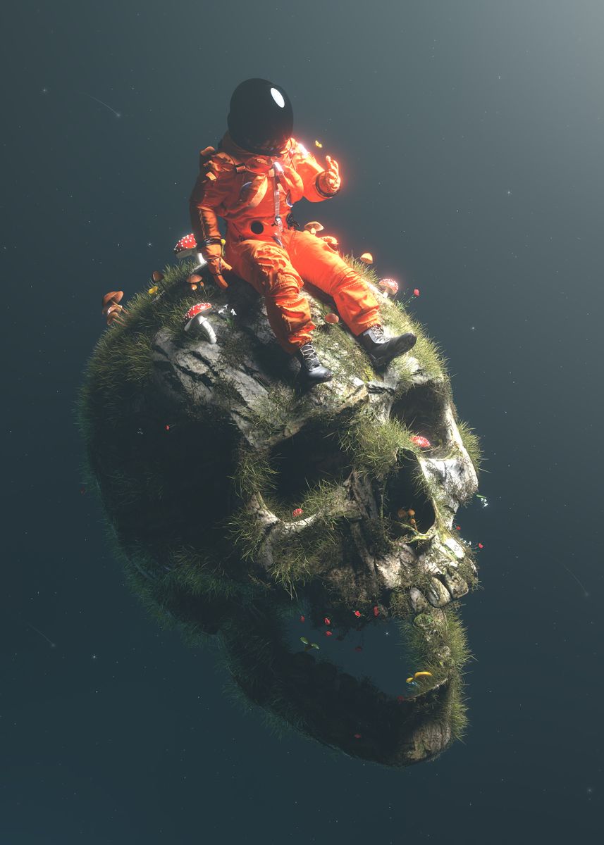 'Pipe Dream' Poster, picture, metal print, paint by Nicebleed | Displate