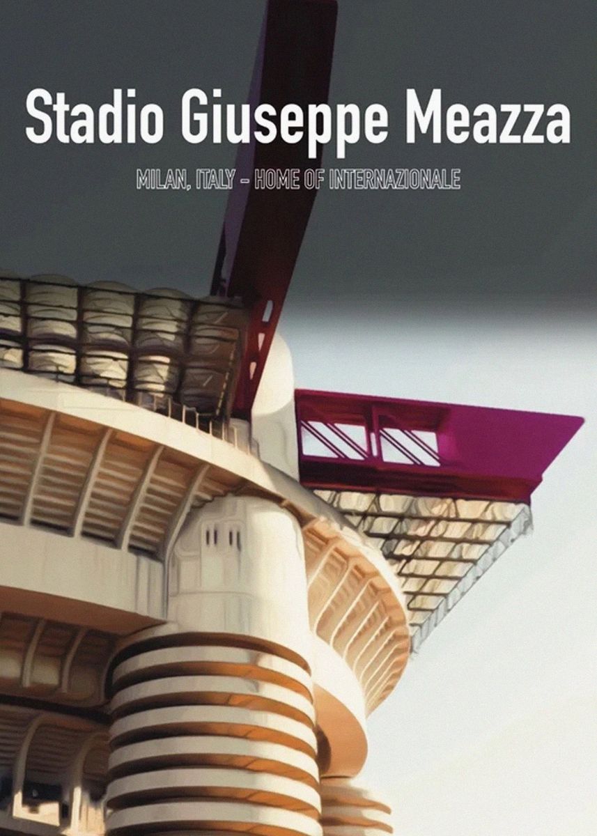 'Arena Stadium Poster' Poster, picture, metal print, paint by ...