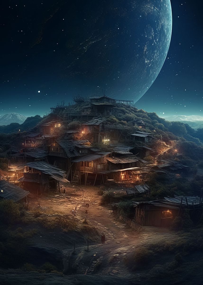 'Fantasy Space' Poster by Ozan Visuals | Displate