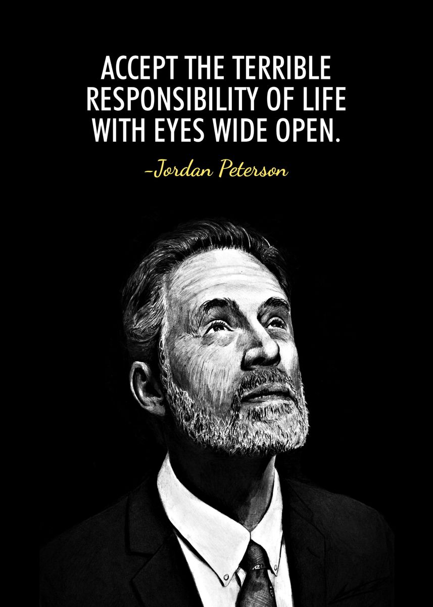 'Jordan Peterson quotes ' Poster by pus meong | Displate